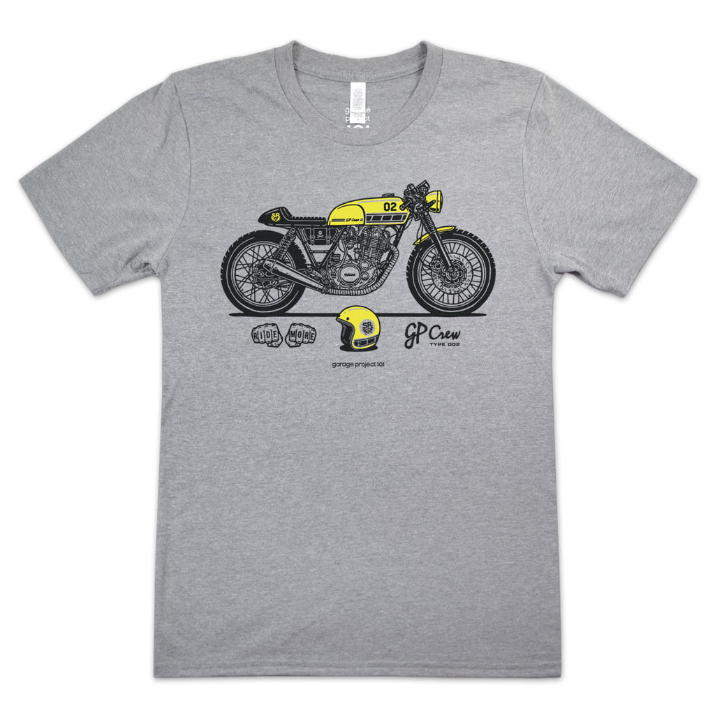 Crew 002 - Yamaha SR400 Cafe Racer T-Shirt – GarageProject101