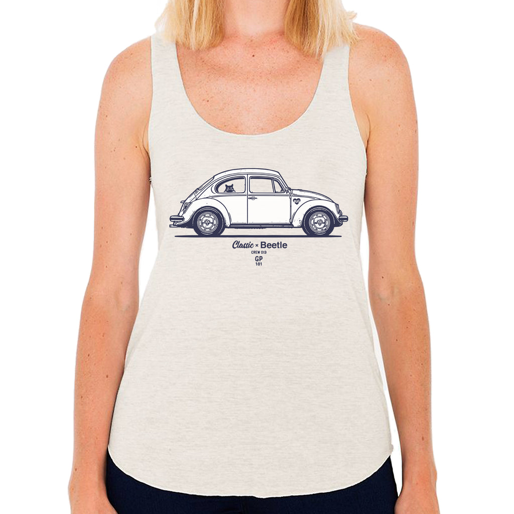 Crew 013 Classic Bug, Beetle Side Women's Tank Top (Junior Size ...