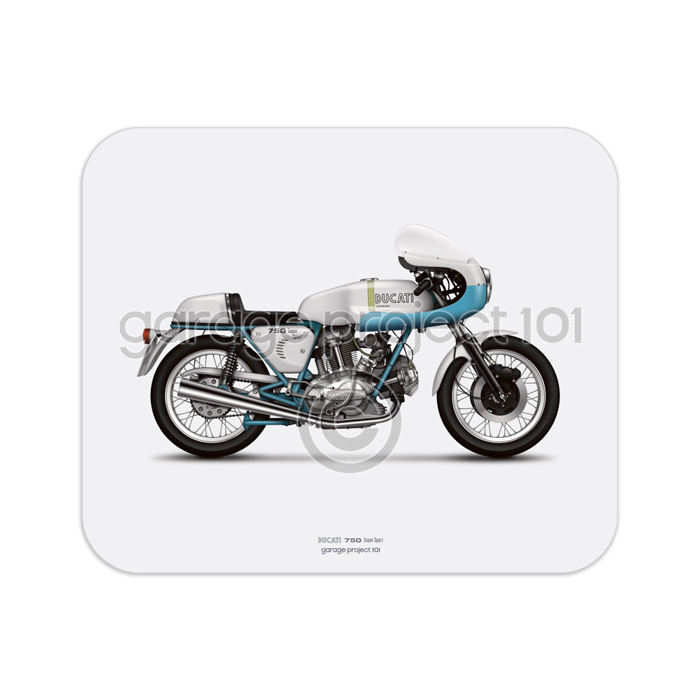 Ducati 750ss (supersport) Motorcycle illustration Mouse Pad ...