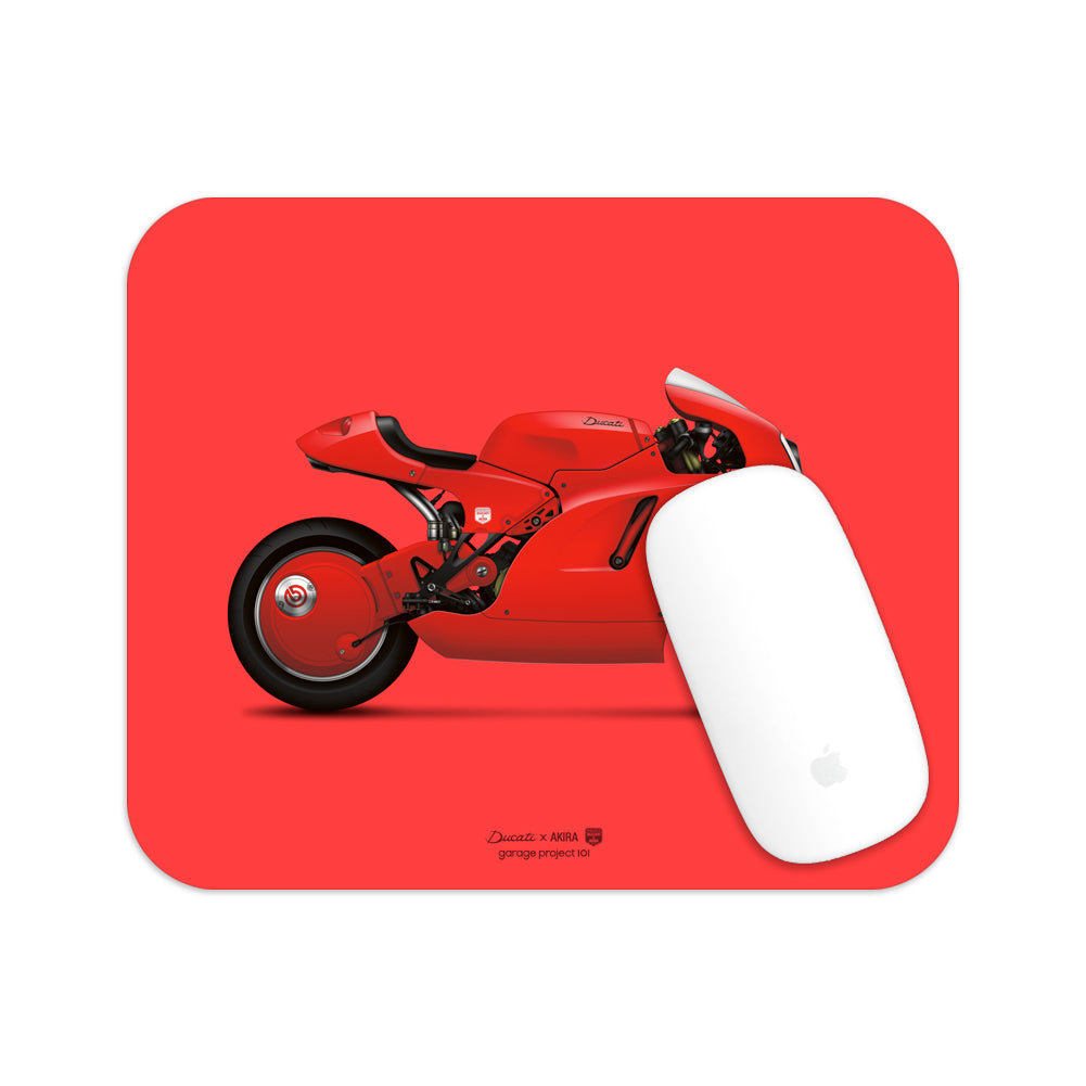 Ducati x Akira Custom Motorcycle illustration Mouse Pad – GarageProject101